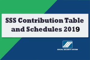 sss contribution table - SSS Guides