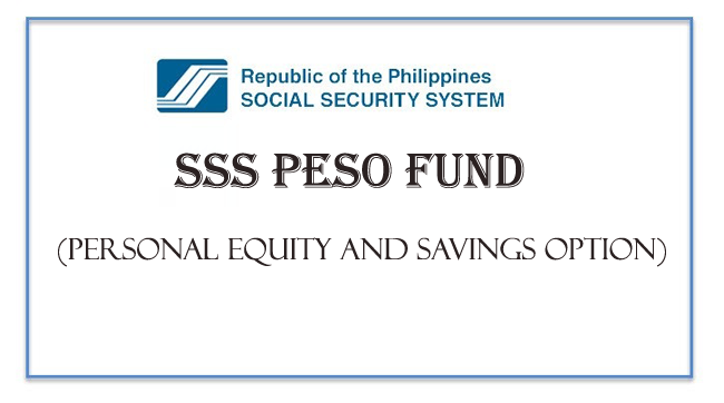 How to Earn from SSS PESO (Personal Equity and Savings Option) Fund ...