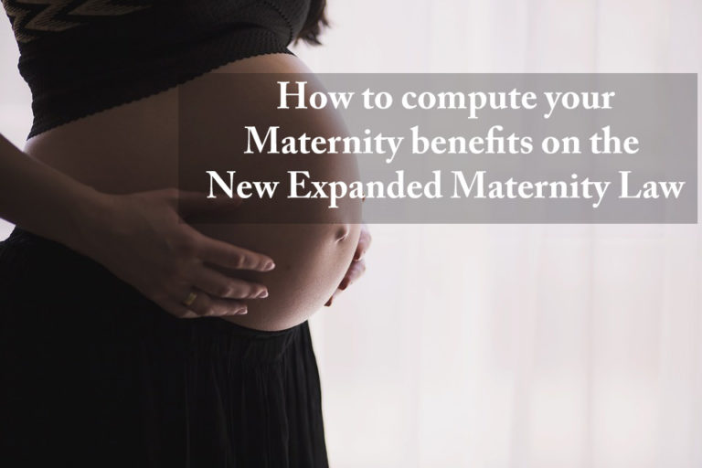 How to Compute your Maternity benefits based on Expanded Maternity Law ...